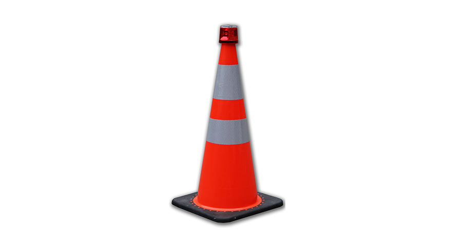 Solar Traffic Cone | LED Traffic Cone | Traffic Safety | Eastsea Rubber
