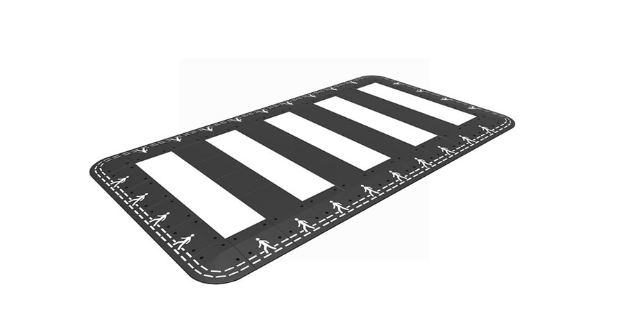 Rubber Pedestrian Crossing | Pedestrian Crossing | Traffic | Eastsea