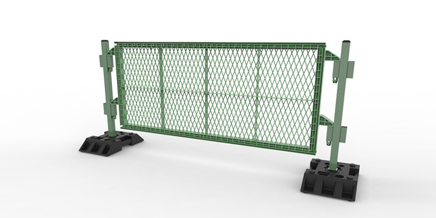Temporary Mesh Fence Barrier | Traffic | Parking | Events | ADA ...